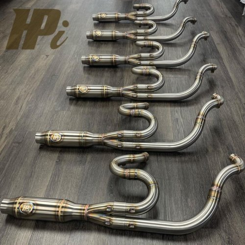 HPi Performance Exhaust M8ソフテイル 2-1 ショーティー ステン HPI/Horsepower Inc